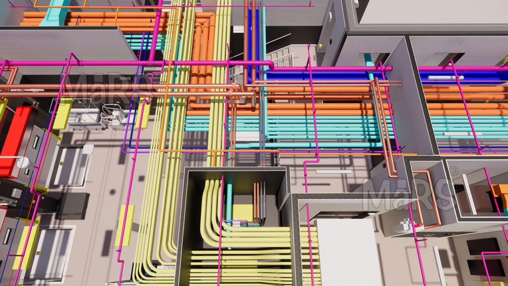 MEP BIM Modeling and Coordination for Wegmans Project