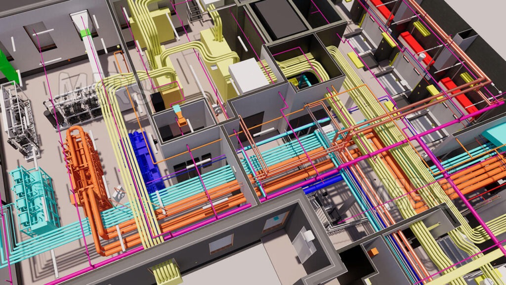 MEP BIM Modeling and Coordination for Wegmans Project