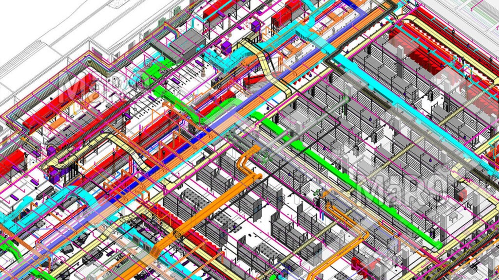 MEP BIM Modeling and Coordination for Wegmans Project